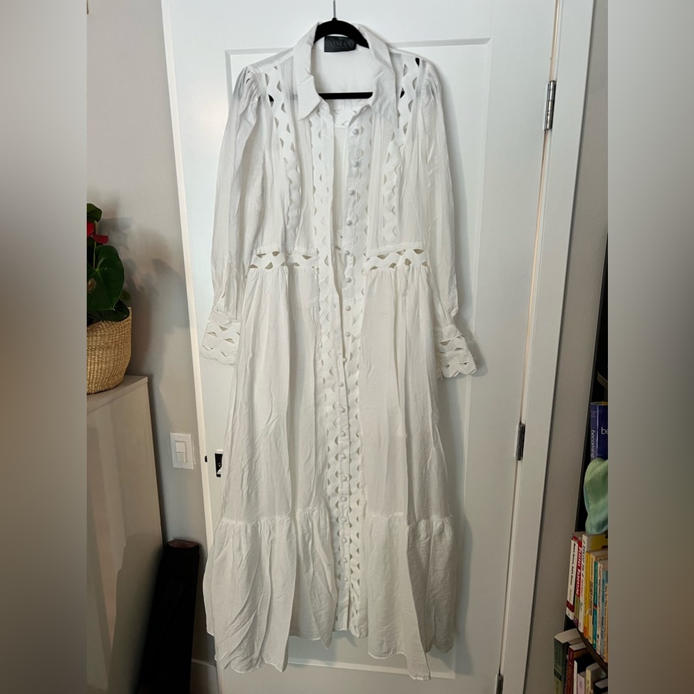 All White Vintage Maxi - Gem